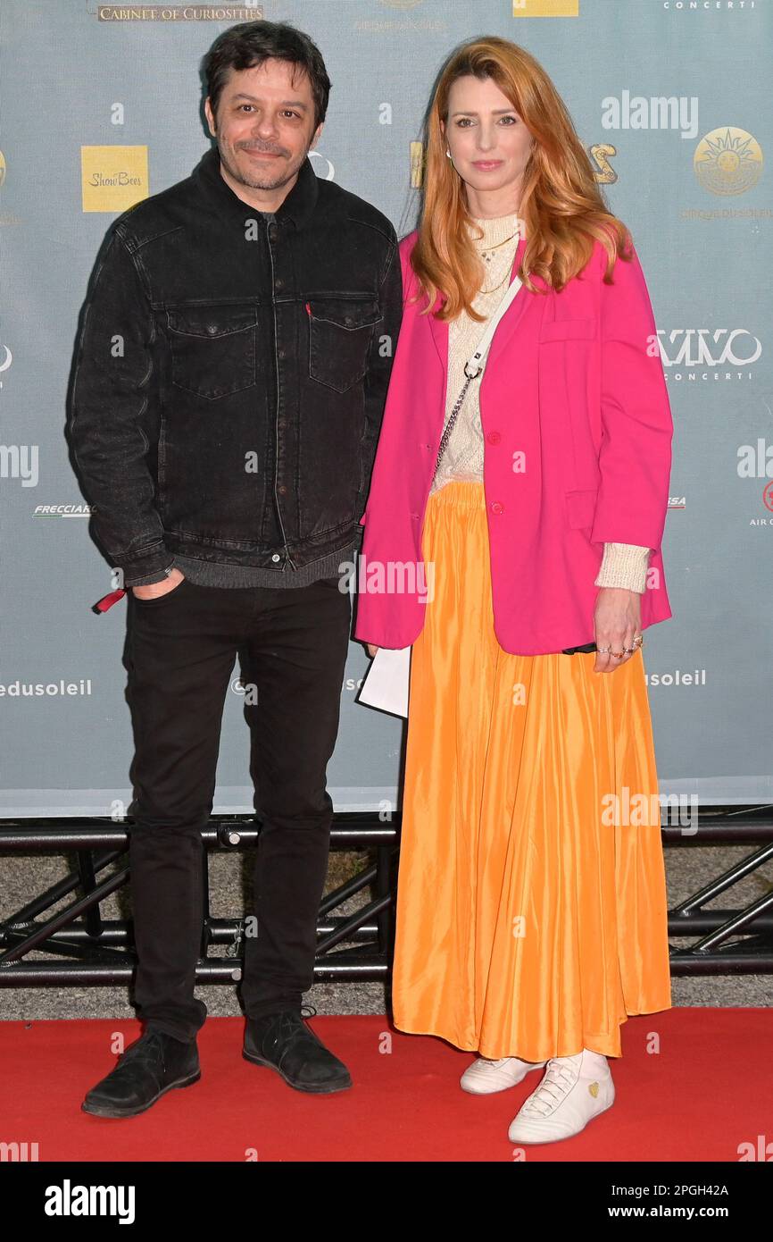 Rome, Italy. 22nd Mar, 2023. Pierluigi Ferrantini (L) and Carolina Di ...