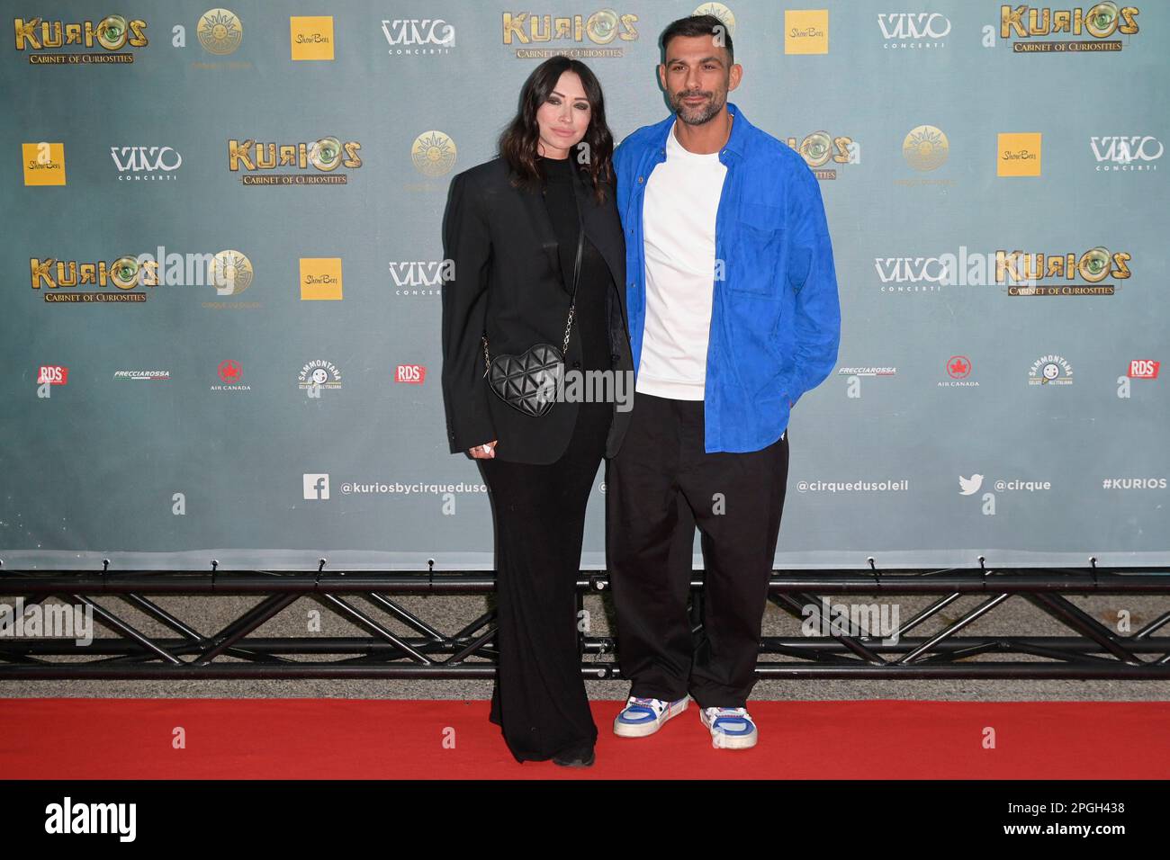 Rome, Italy. 22nd Mar, 2023. Irene Capuano (L) and Francesco Arca (R ...