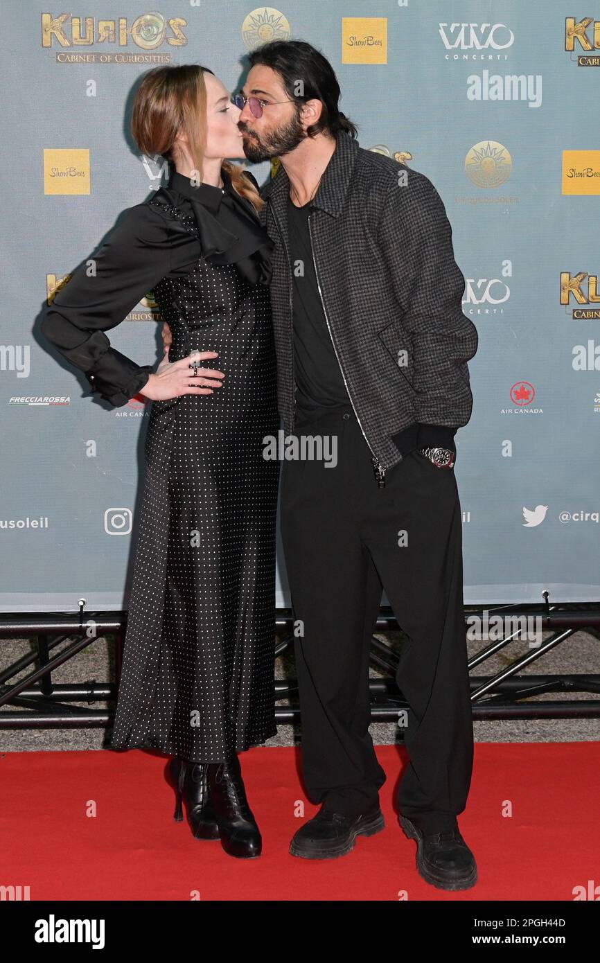 Rome, Italy. 22nd Mar, 2023. Laura Chiatti (L) and Marco Bocci (R ...