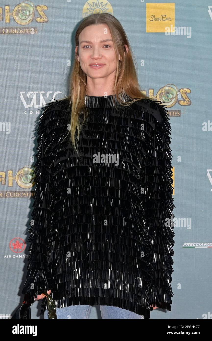 Rome, Italy. 22nd Mar, 2023. Fiammetta Cicogna attends the red carpet ...
