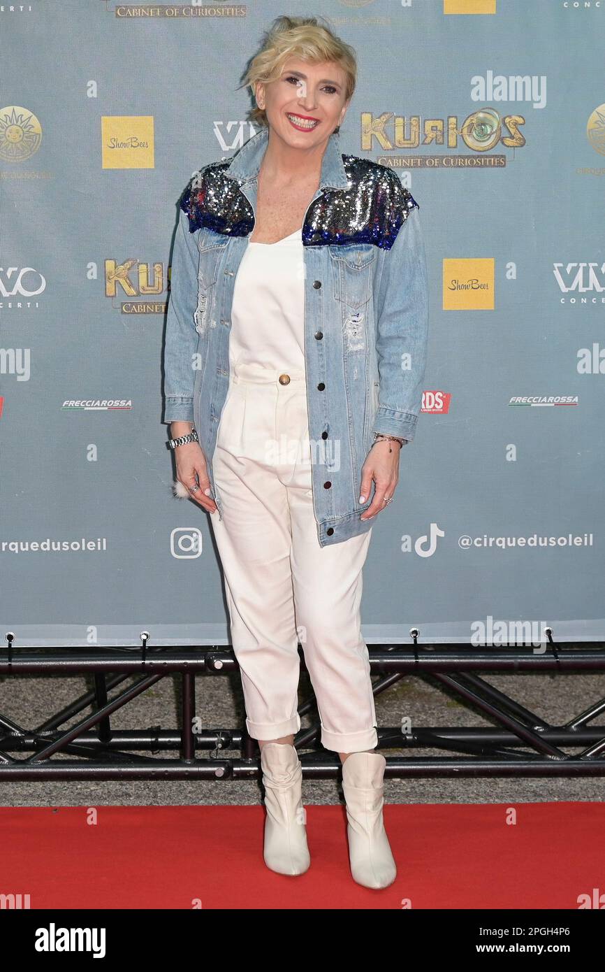 Rome, Italy. 22nd Mar, 2023. Barbara Foria attends the red carpet of ...