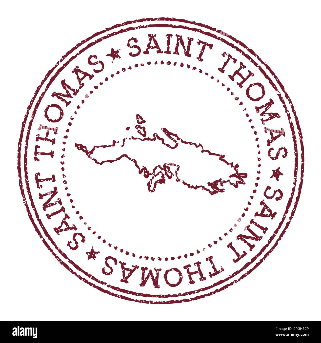 Saint thomas map hi-res stock photography and images - Alamy