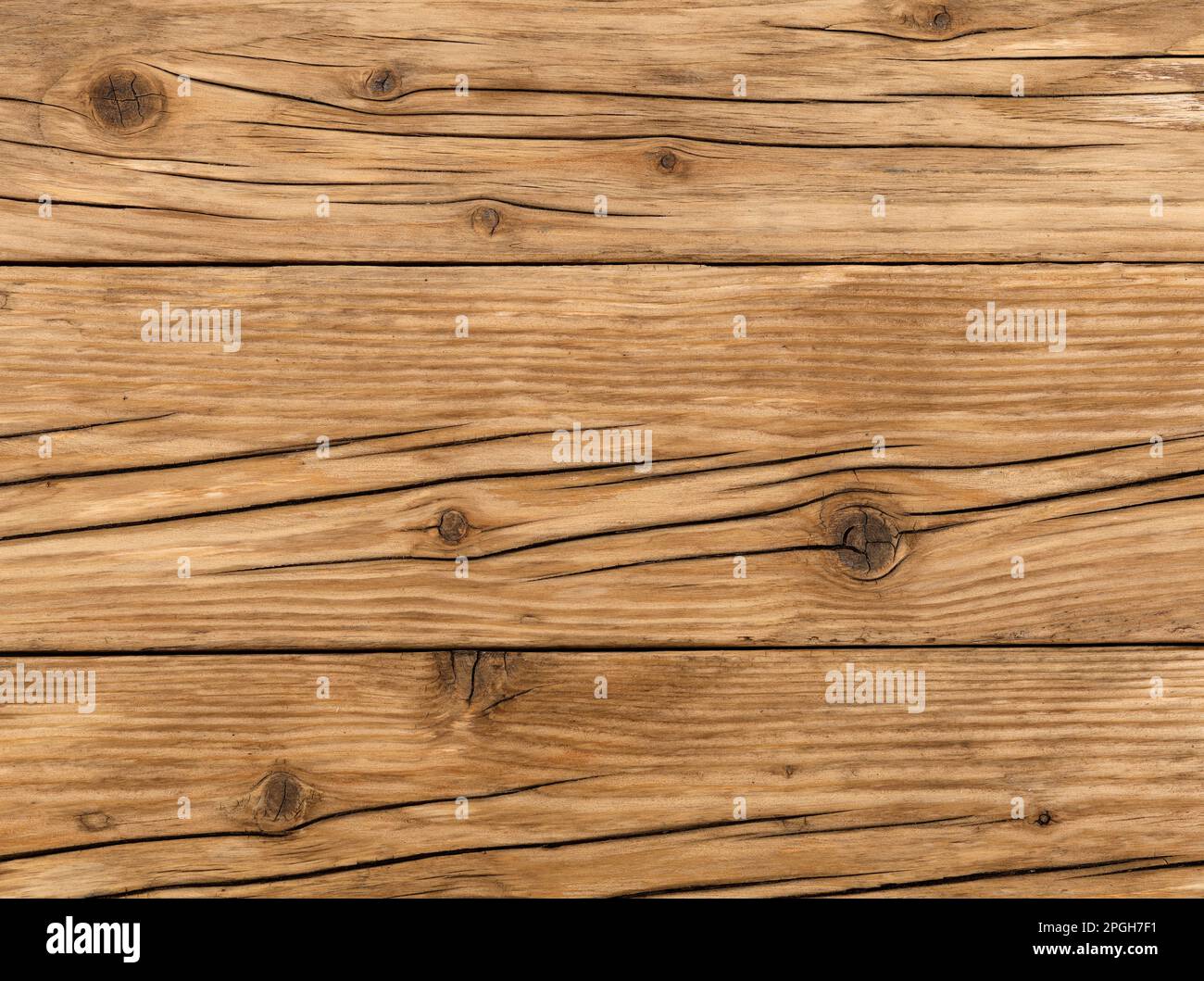 Rustic wooden background, texture of old weathered larch boards with ...