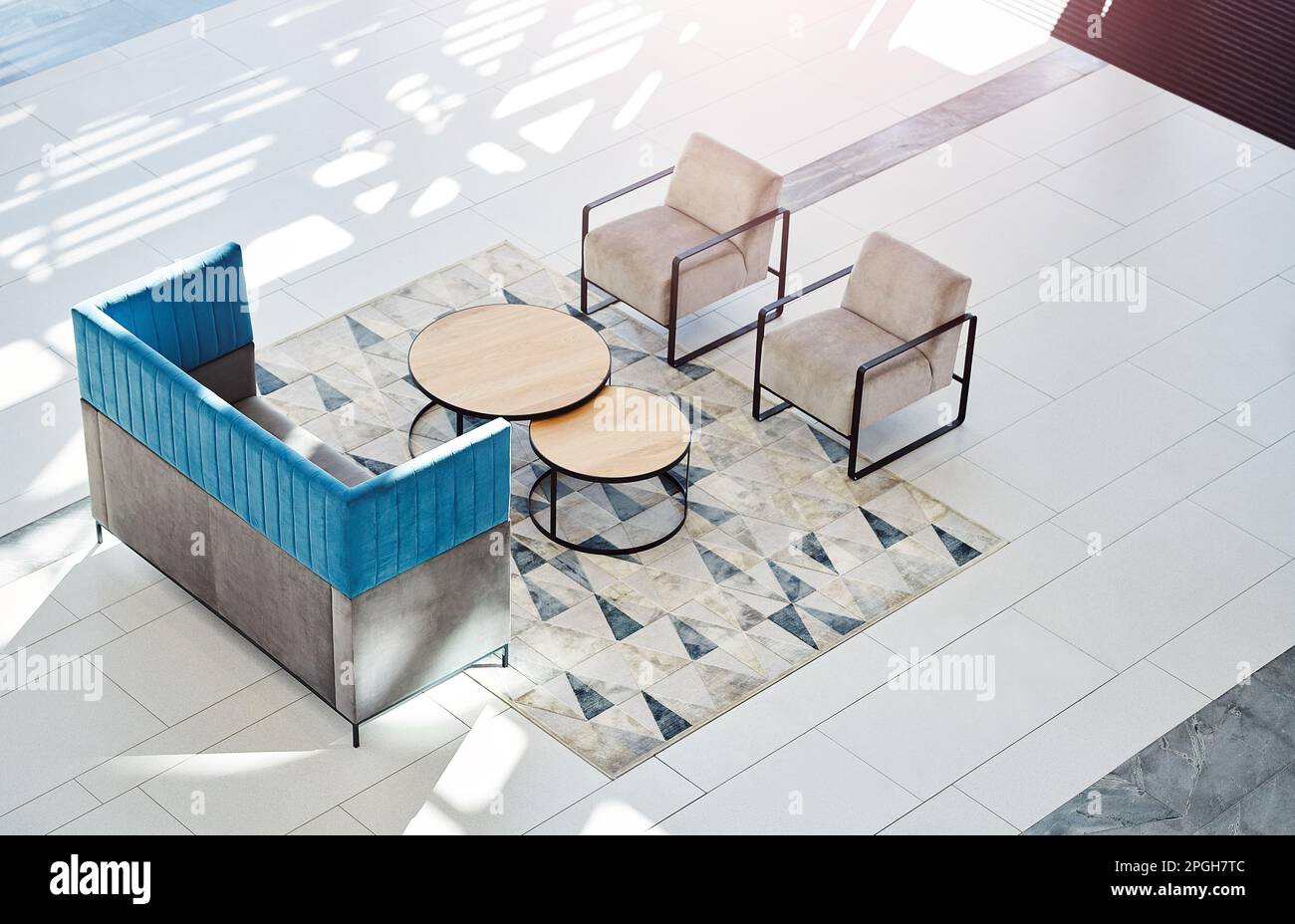The seats of the goal-driven. High angle shot of an empty table and ...
