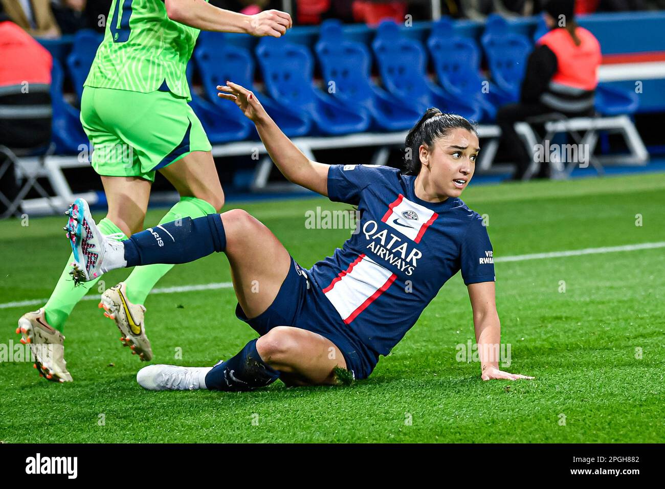 Sakina Karchaoui during the UEFA Women's Champions League, Quarter ...