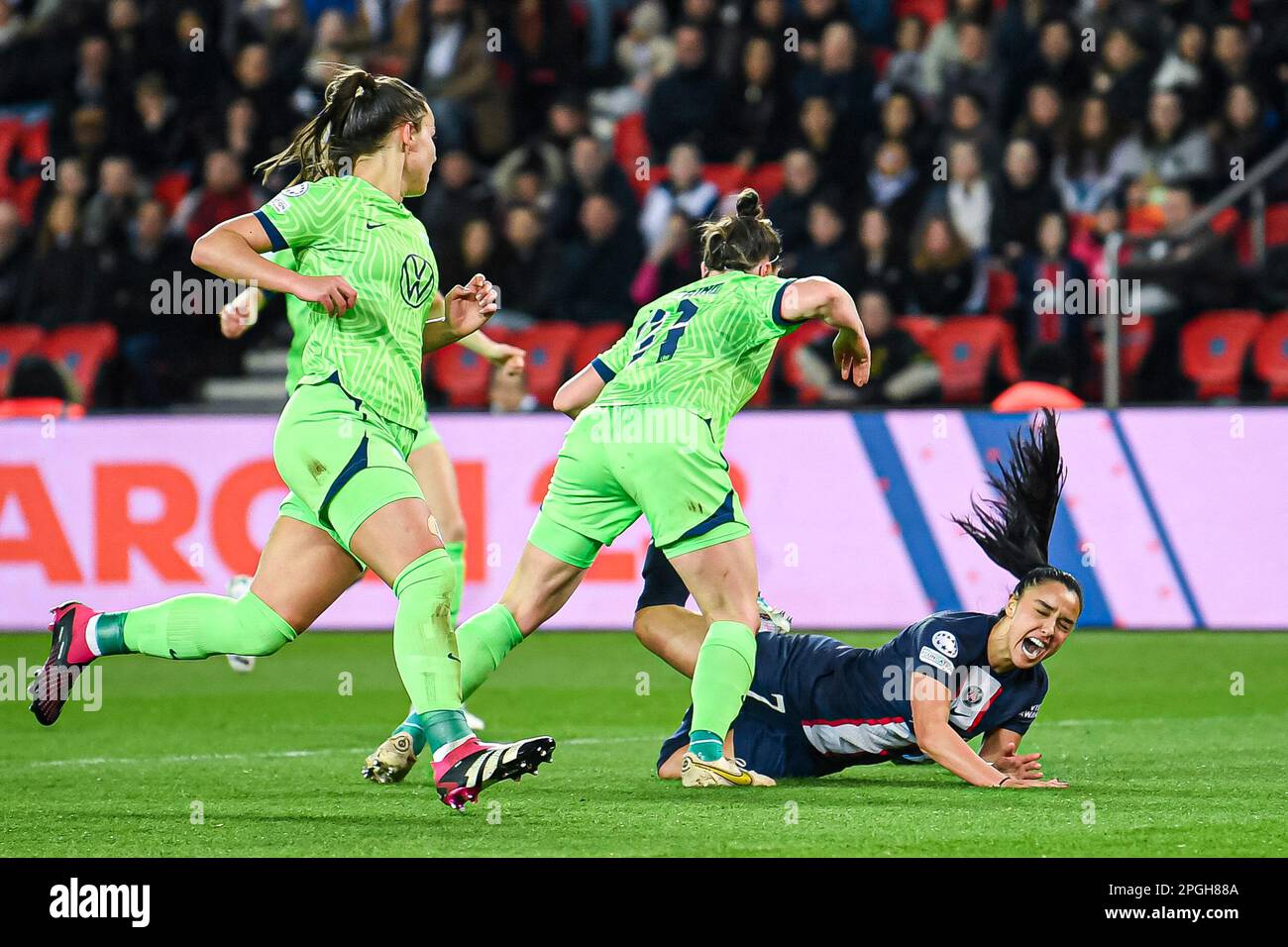 Sakina Karchaoui during the UEFA Women's Champions League, Quarter ...