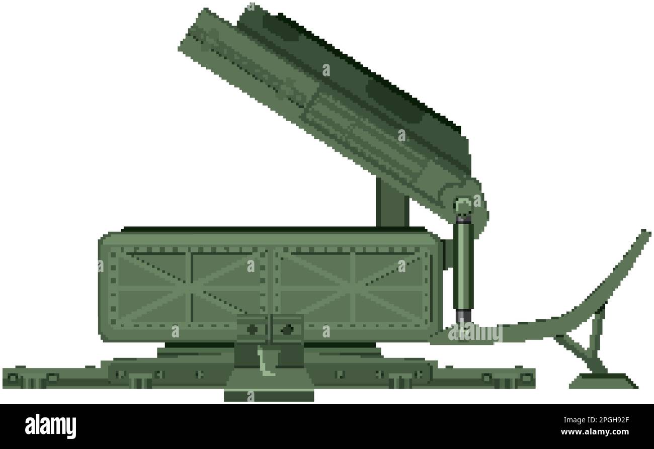 Military missile launcher vector illustration Stock Vector Image & Art ...