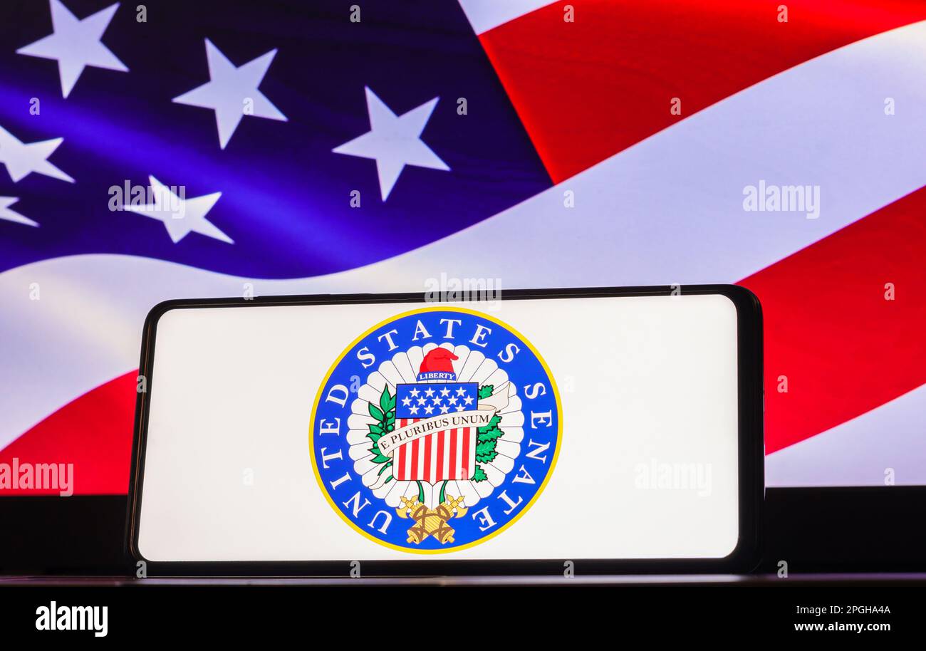 Senate logo hi-res stock photography and images - Alamy