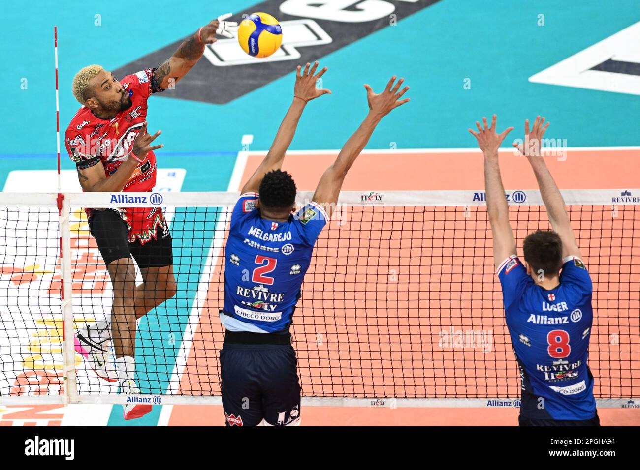HERRERA JAIME Jesus Sir Safety Susa Perugia during the Volleyball ...