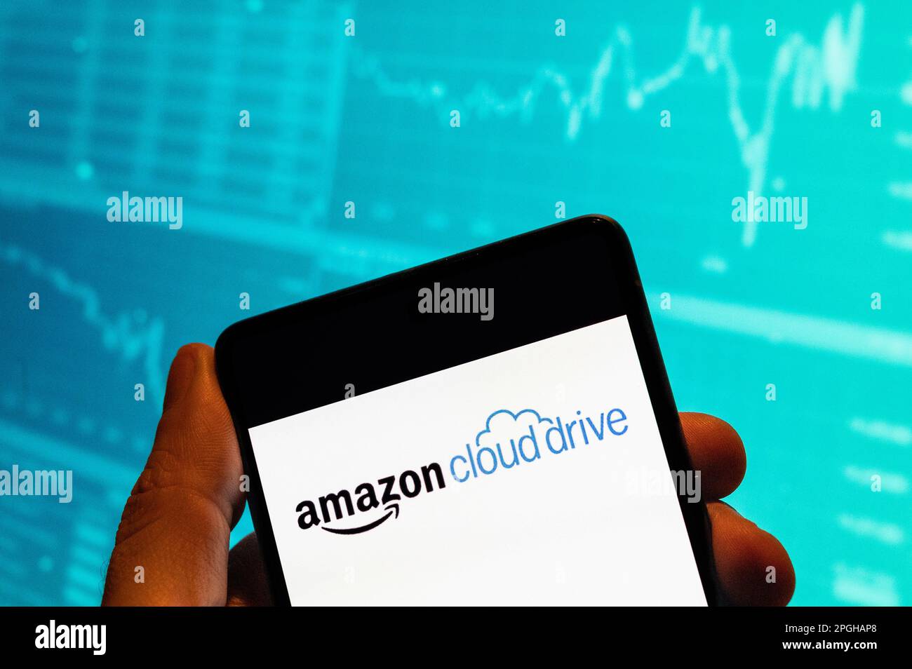 In this photo illustration, the American file hosting service company ...