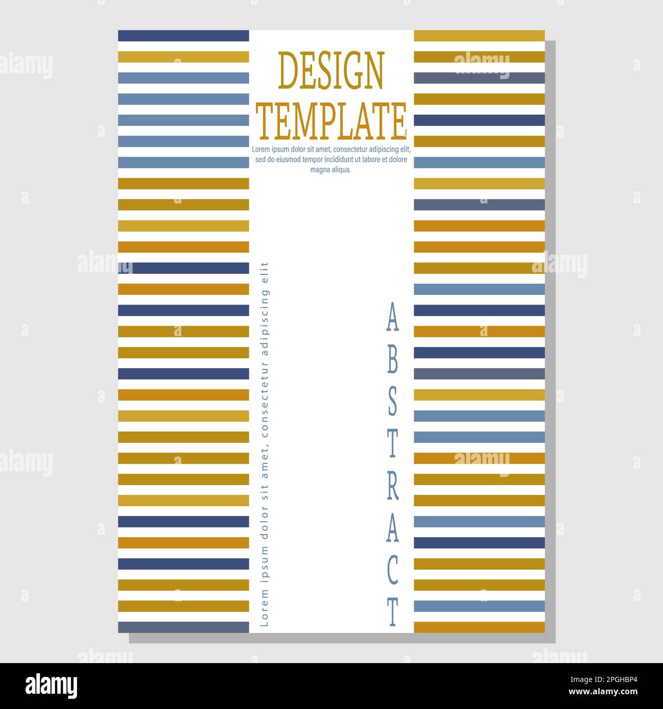 Colored parallel lines. The idea for the design of title pages, covers ...