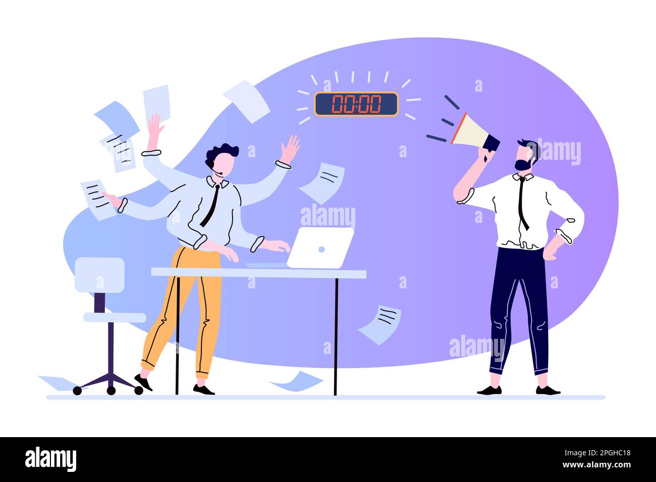 Anxious cartoon hi-res stock photography and images - Alamy