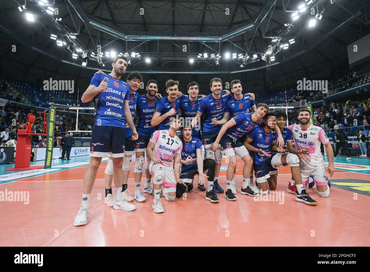 Volleyball italian serie a men superleague championship play hi-res ...