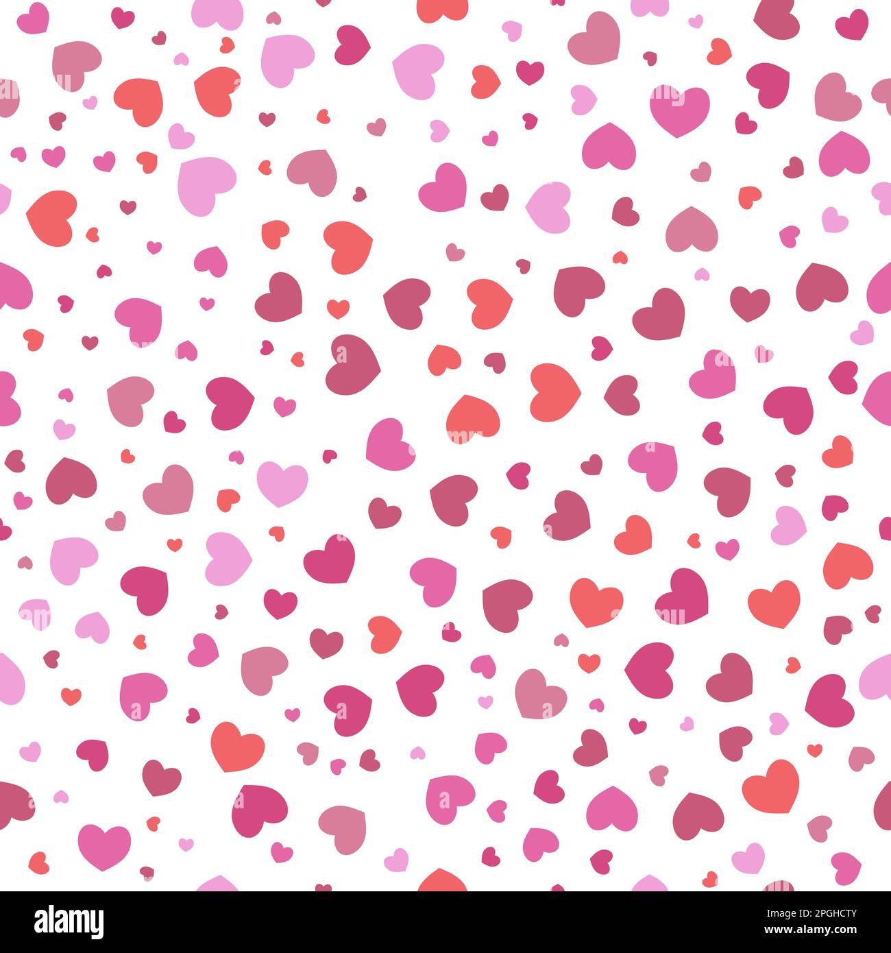 Seamless pattern with colored hearts. Template for textures, textiles ...