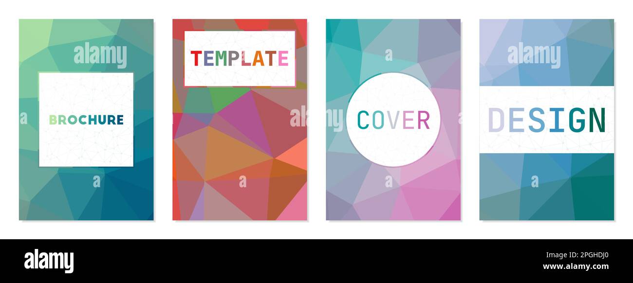 Set of digital covers. Can be used as cover, banner, flyer, poster ...