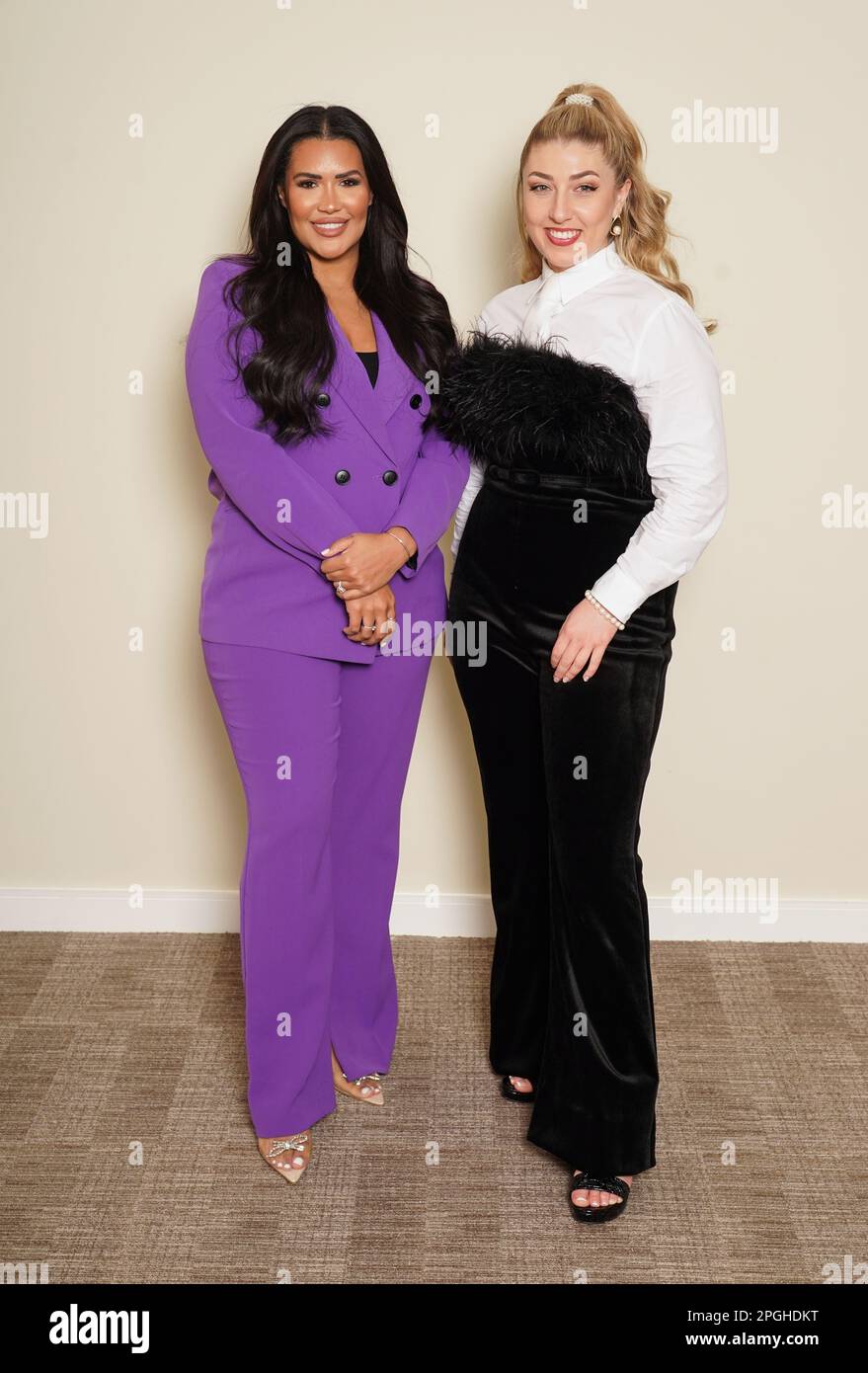 Rochelle Anthony (left) and Marnie Swindells, the two finalists of the ...
