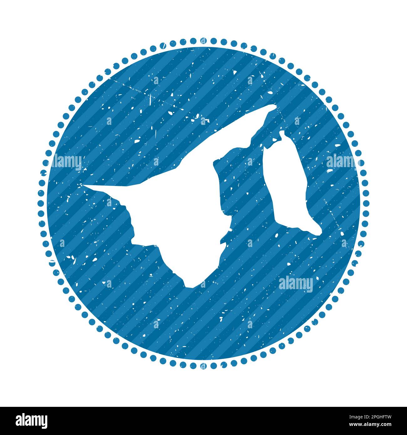 Brunei striped retro travel sticker. Badge with map of country, vector ...