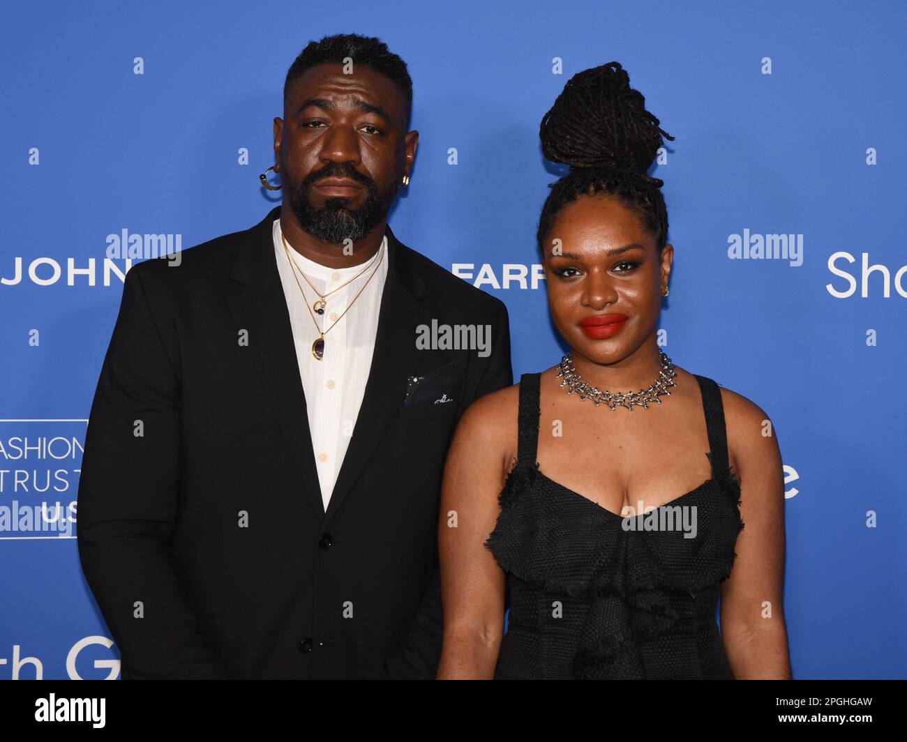 Hollywood, California, USA. 21st Mar, 2023. Kofi Essel and Kristin Esse ...