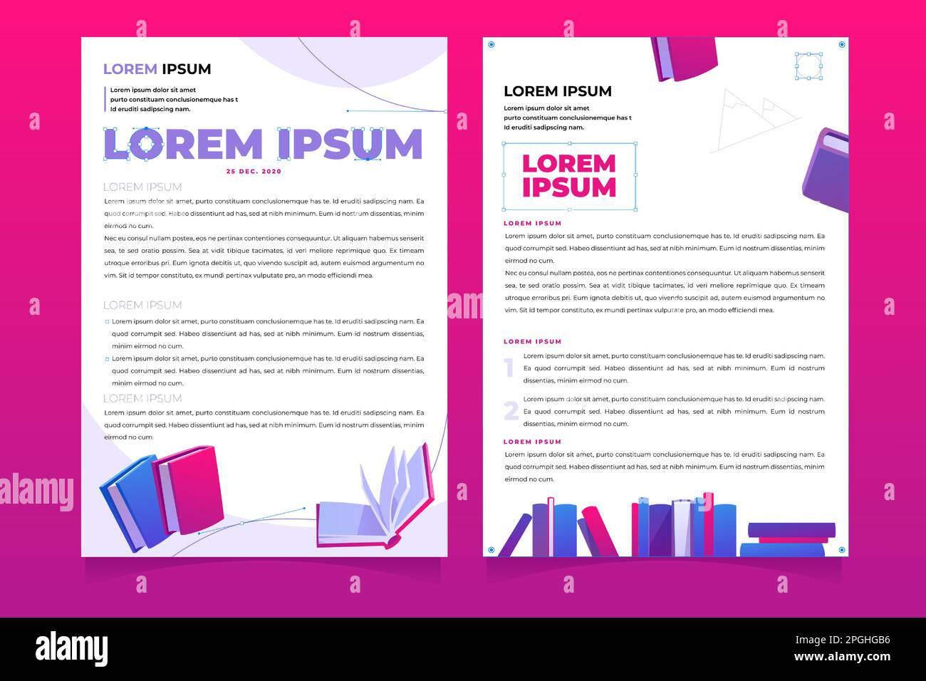 Vector design of leaflet, flyer, booklet or poster with illustration of ...