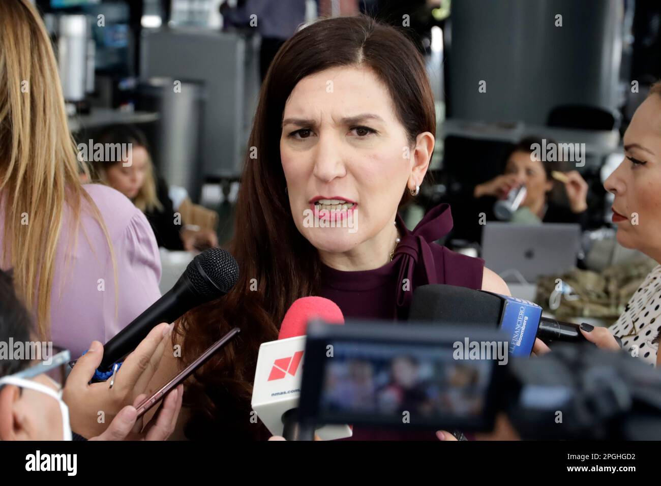 Non Exclusive: March 22, 2023, Mexico City, Mexico: Senator Kenia Lopez ...