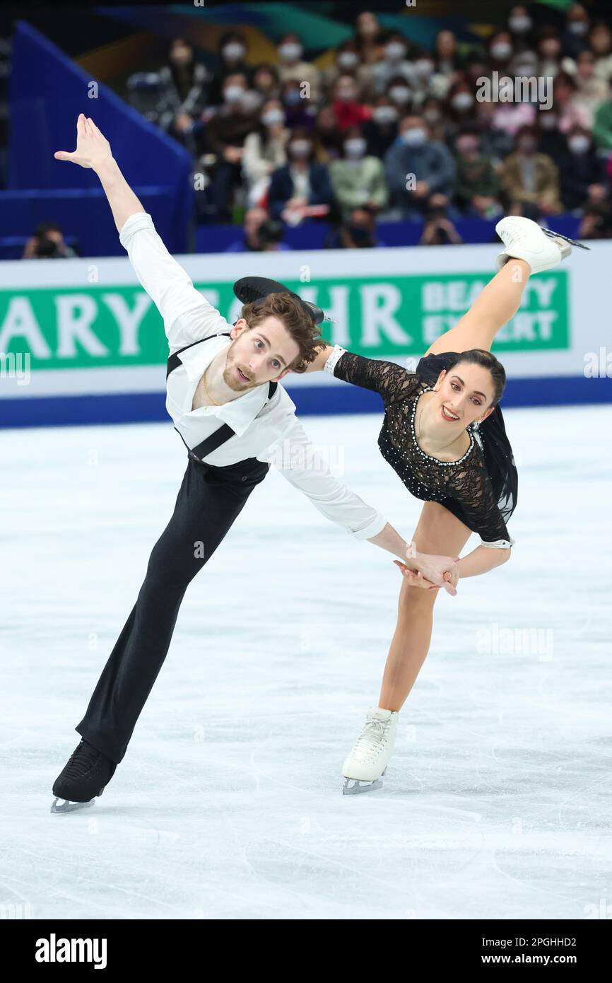 Saitama, Japan. 23rd Mar, 2023. Sara Conti & Niccolo Macii (ITA) Figure ...