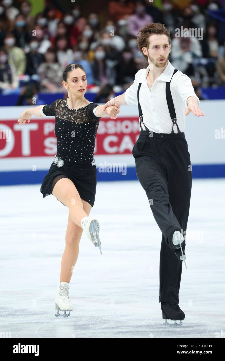 Saitama, Japan. 23rd Mar, 2023. Sara Conti & Niccolo Macii (ITA) Figure ...