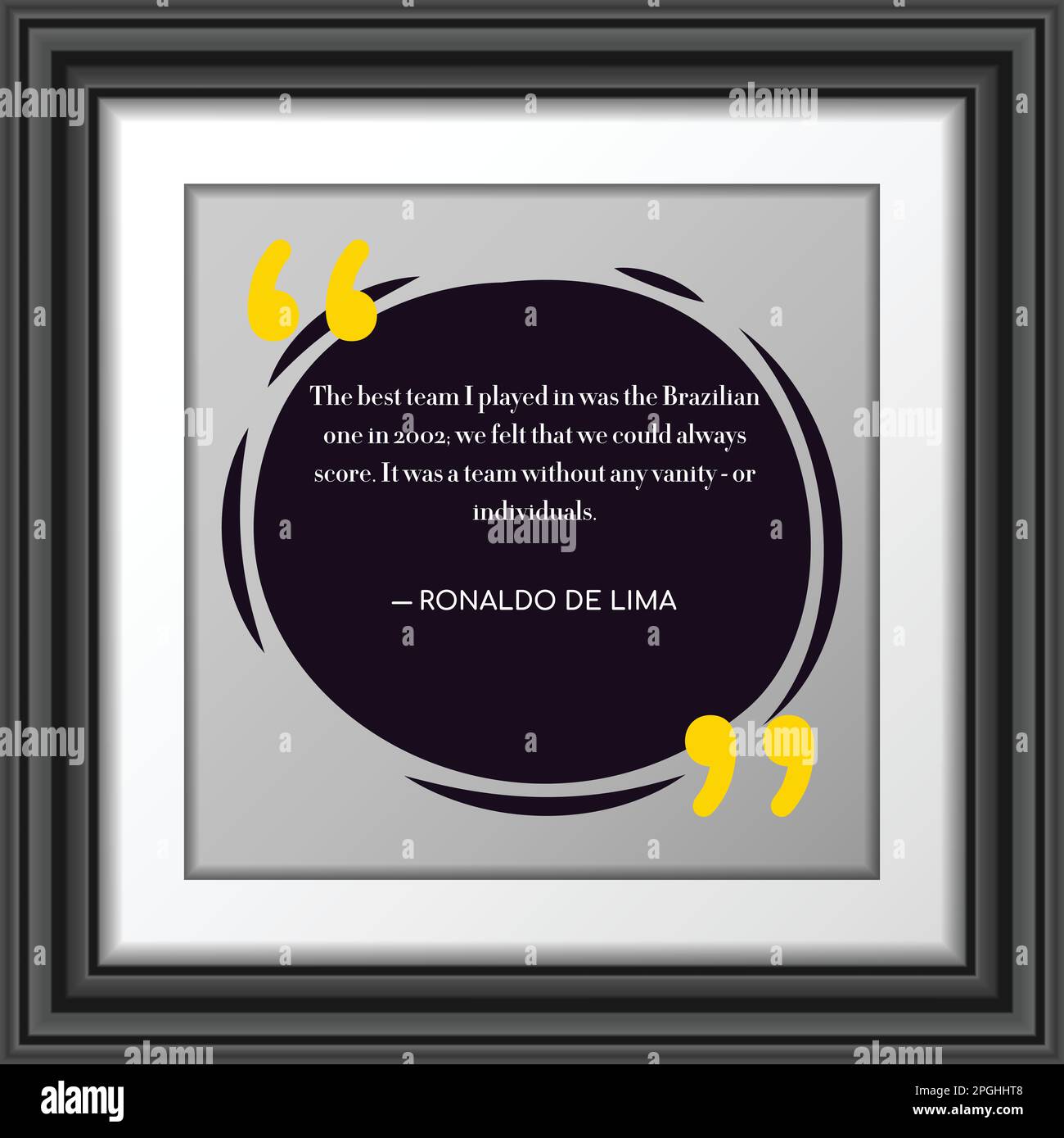 Portrait de ronaldo de lima hi-res stock photography and images - Alamy