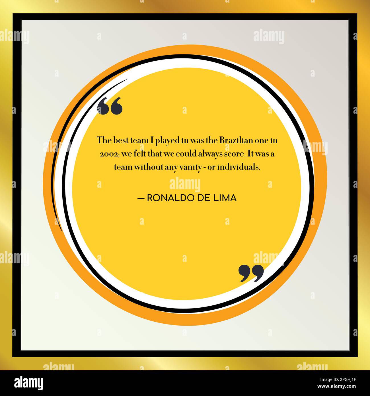 Portrait de ronaldo de lima hi-res stock photography and images - Alamy