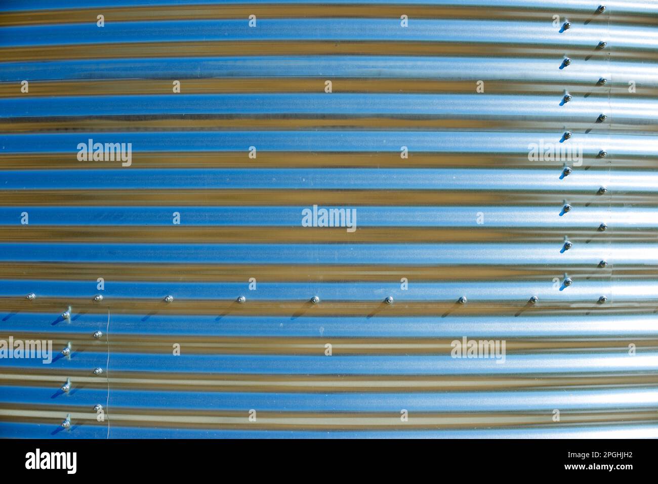 Background created with the foreground of a metal water tank Stock ...