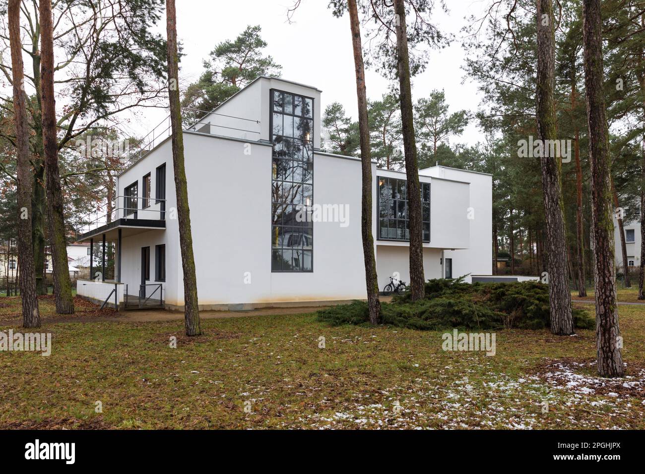 Reconstructed Bauhaus Masters house formerly inhabited by Muche and ...