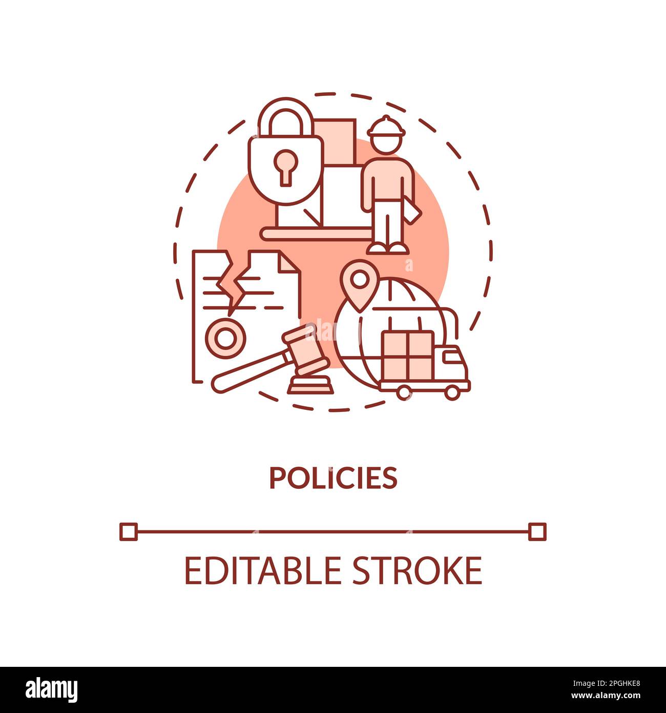 Policies terracotta concept icon Stock Vector Image & Art - Alamy Policies terracotta concept icon Stock Vector Image & Art - Alamy