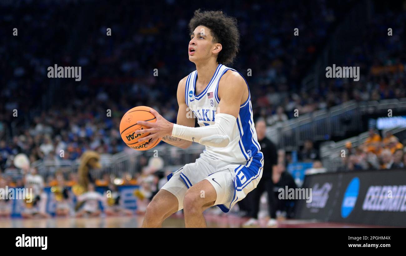 Duke guard Tyrese Proctor (5) during the second half of a first-round ...