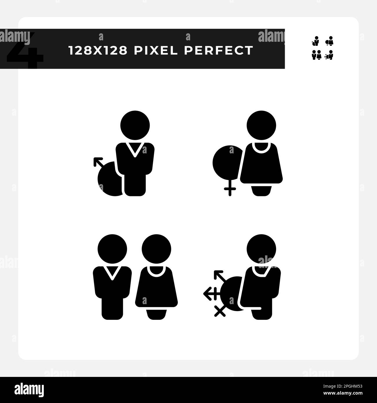 Gender neutral toilets people Stock Vector Images - Alamy