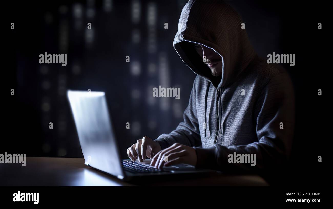 Sad black boy looking at computer hi-res stock photography and images ...