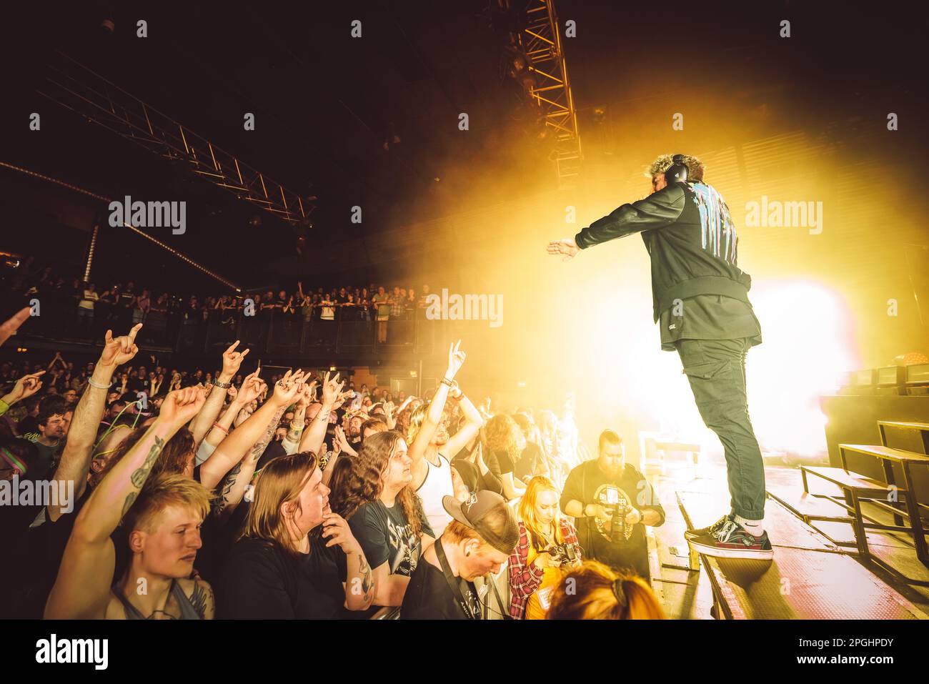 Copenhagen, Denmark. 21st, March 2023. The German electronicore band ...