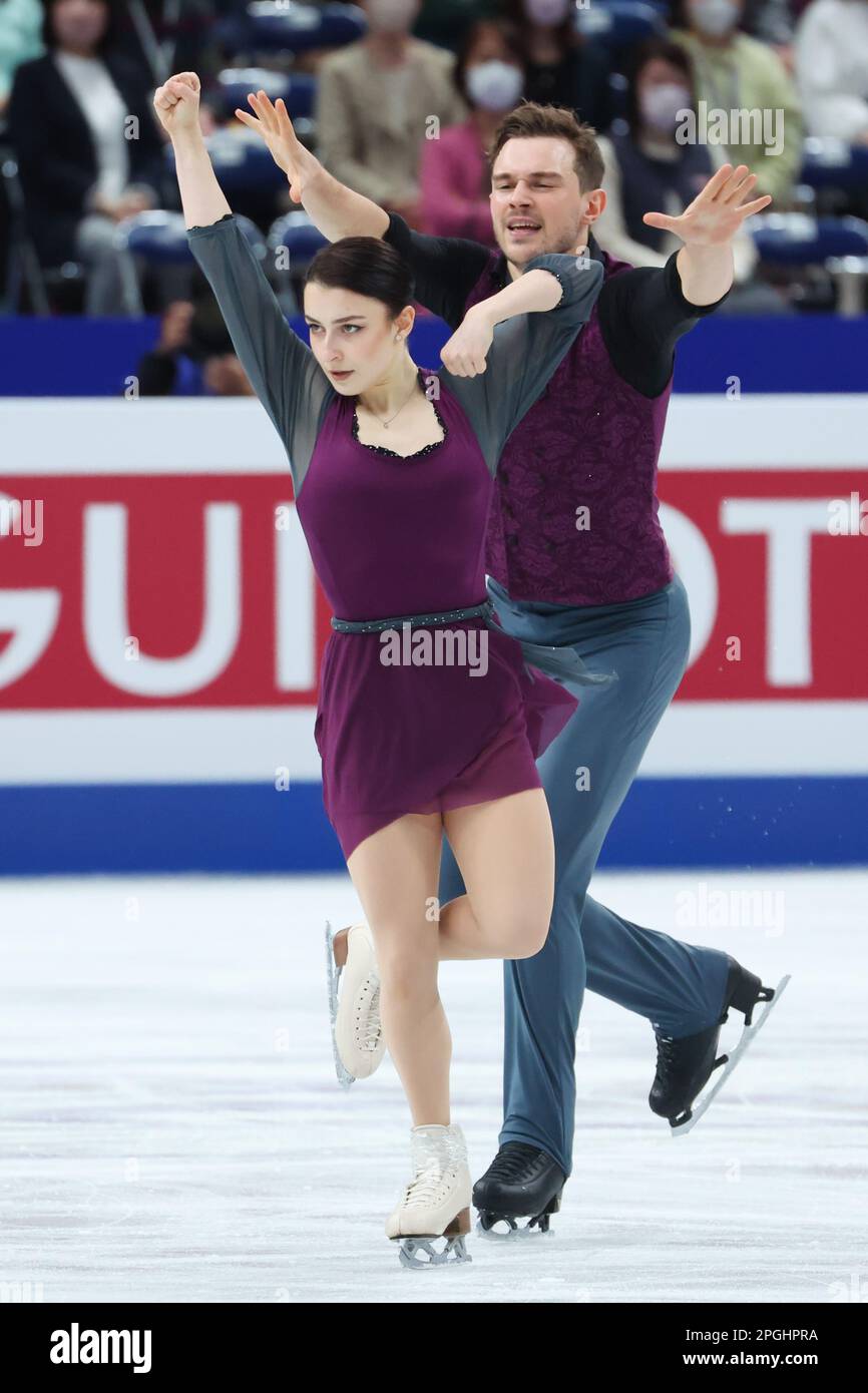 Saitama, Japan. 23rd Mar, 2023. Daria Danilova & Michel Tsiba (NED ...