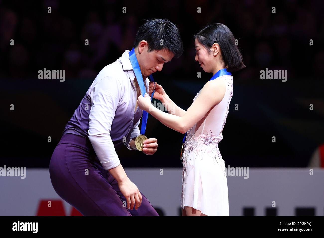 Saitama, Japan. 23rd Mar, 2023. Riku Miura & Ryuichi Kihara (JPN) Figure Skating : ISU World ...