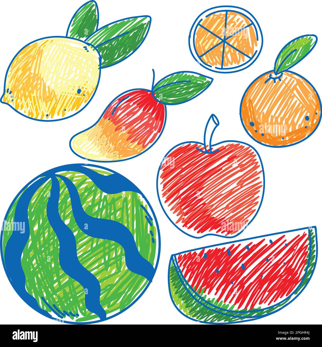 Watermelon colour Stock Vector Images - Alamy