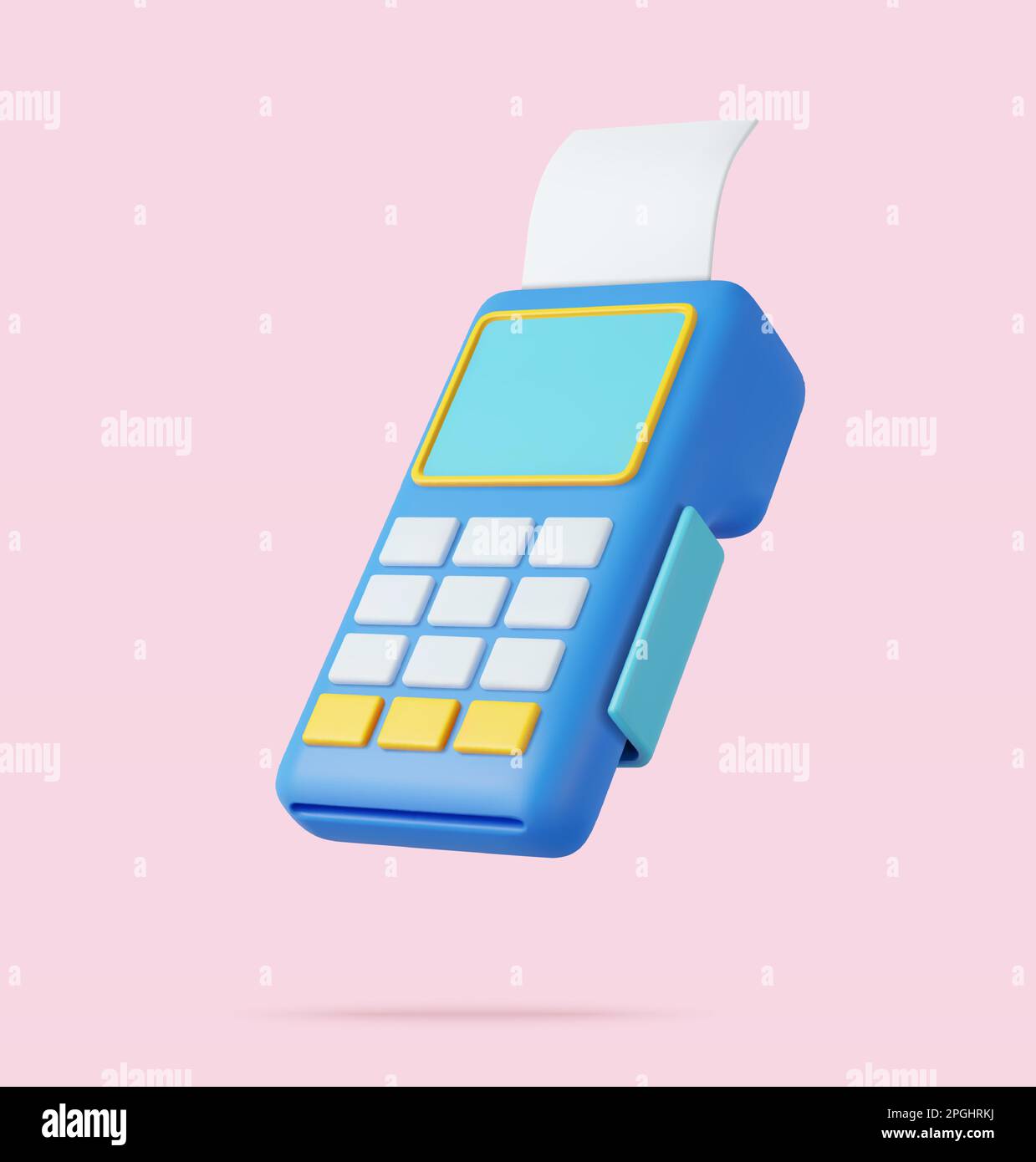 3d pos terminal isolated Stock Vector Images - Alamy