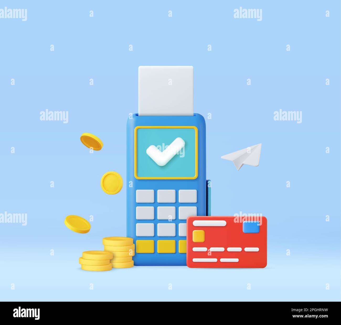 3d payment processing. Financial transactions, bank card, terminal for ...