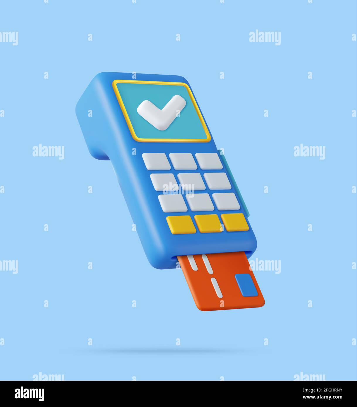 Credit card terminal pos Stock Vector Images - Alamy