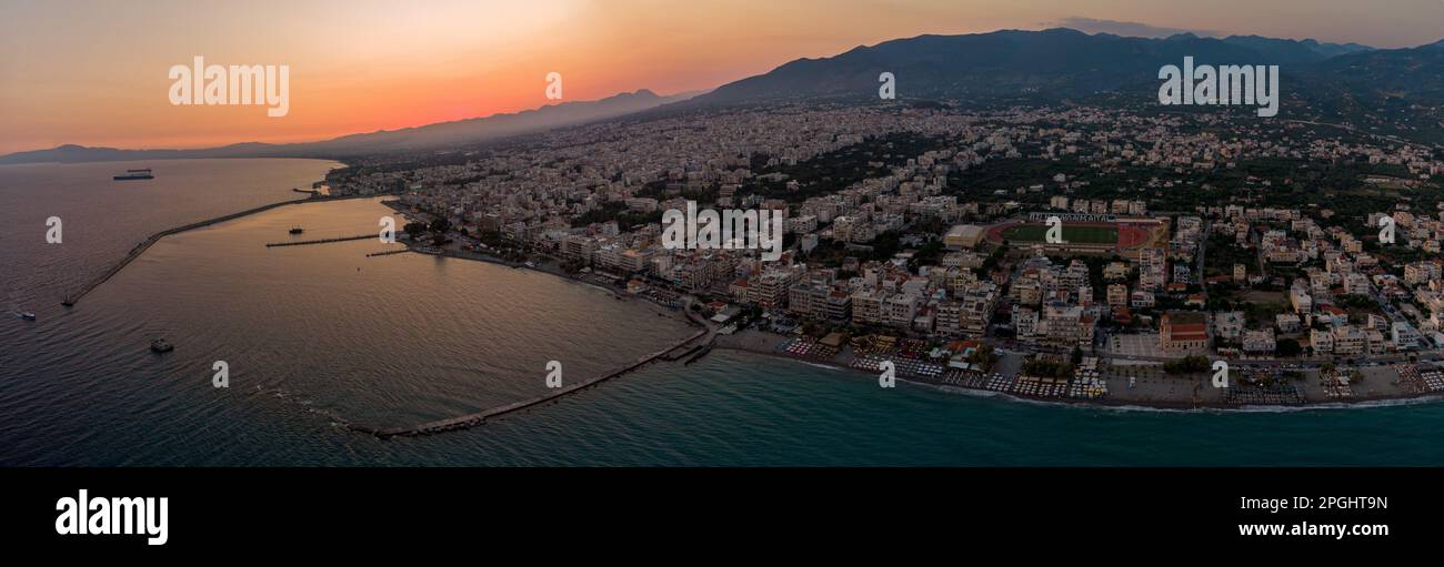 Aerial view kalamata, messinia greece Stock Photo - Alamy