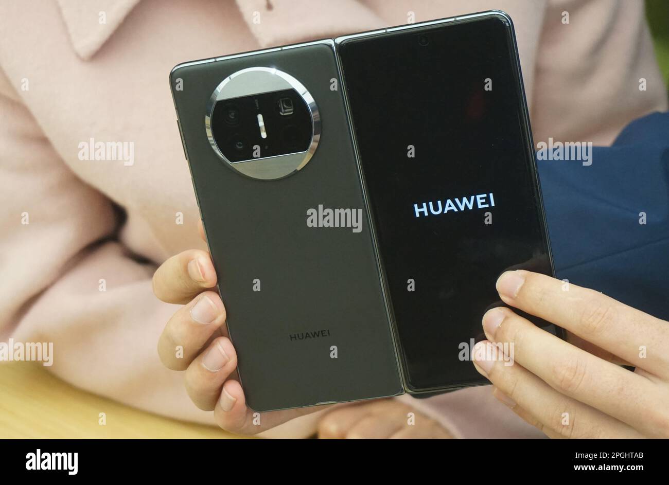 HANGZHOU, CHINA - MARCH 23, 2023 - Customers experience the just ...