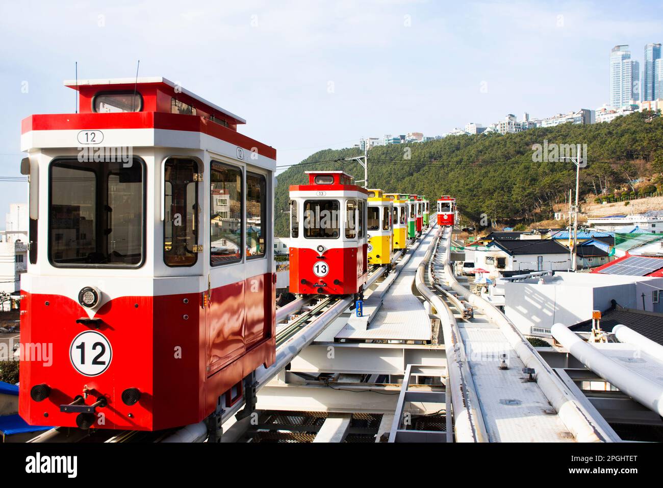 Korean people and foreign travelers sitting passengers journey on Sky ...
