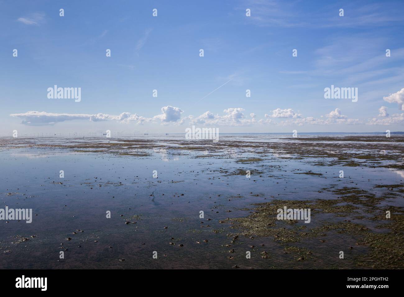 The Broomway, one of the UK's most dangerous footpaths, in the Thames ...
