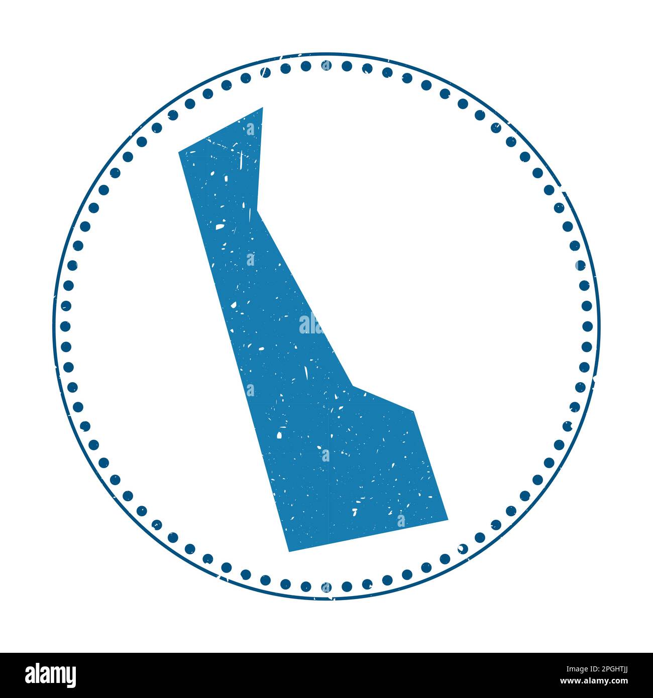 Delaware sticker. Travel rubber stamp with map of US state, vector ...