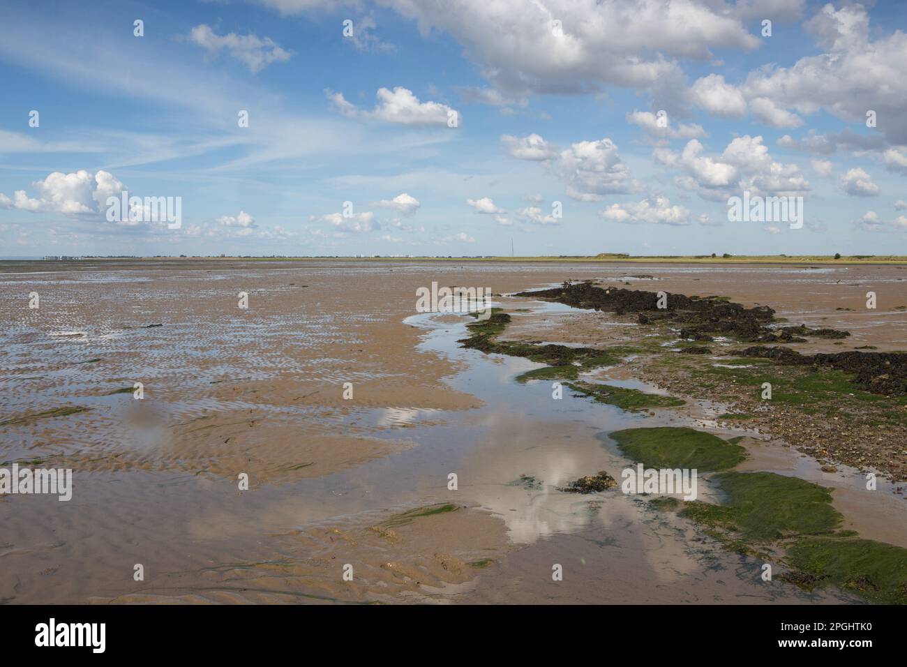 The Broomway, one of the UK's most dangerous footpaths, in the Thames ...