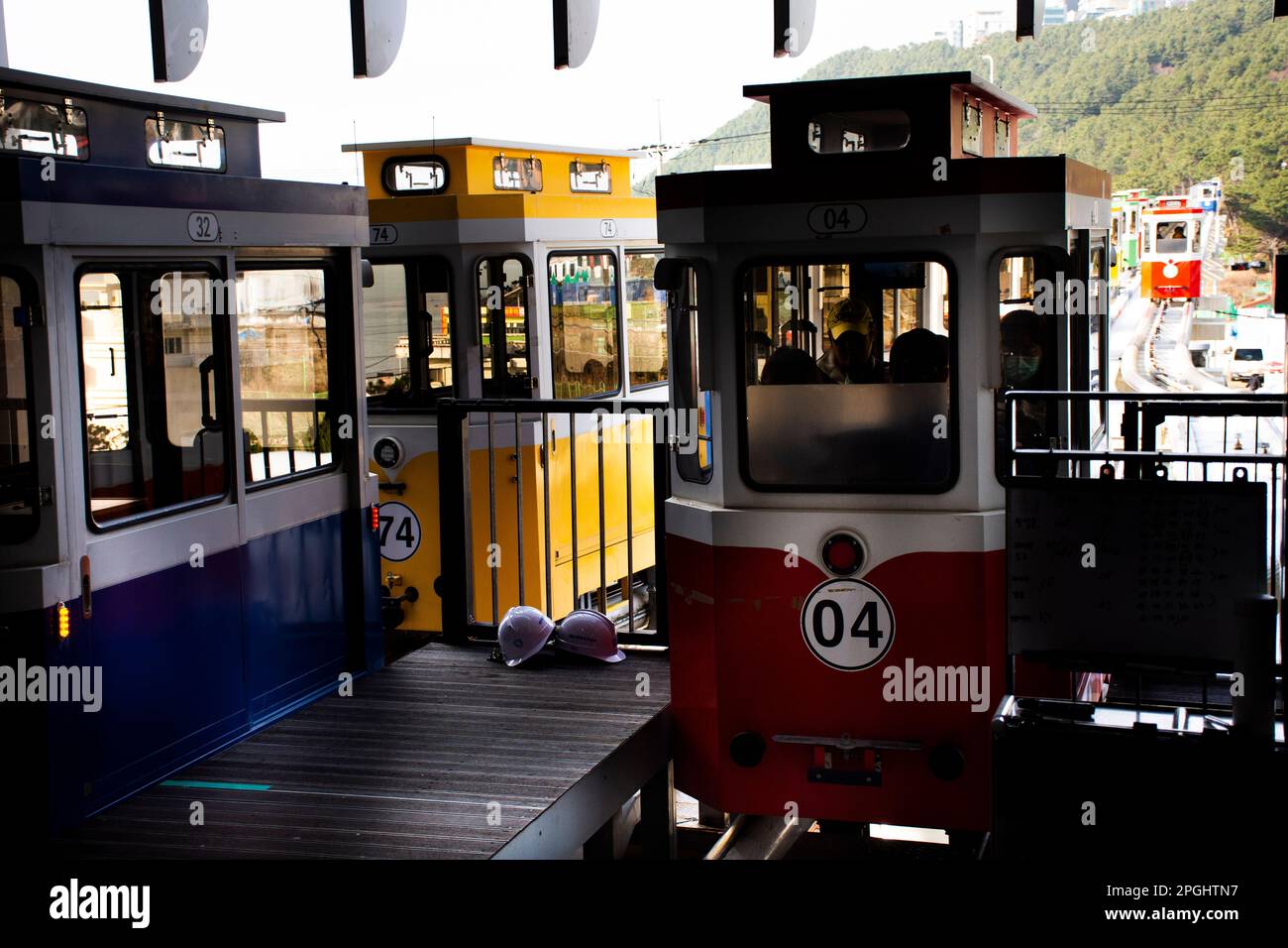 Korean people and foreign travelers sitting passengers journey on Sky ...