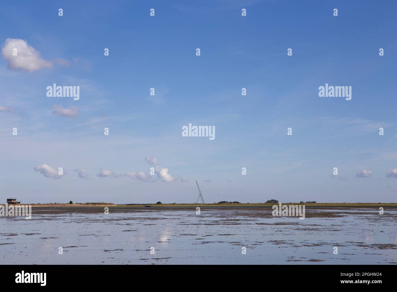 The Broomway, one of the UK's most dangerous footpaths, in the Thames ...