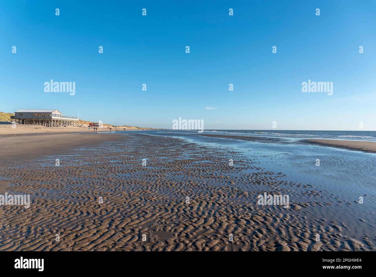 Beach of Camperduin, Schoorl, North Holland, Netherlands, Europe Stock ...